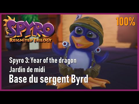 Spyro 3: Year of the dragon - Jardin de midi - Base du sergent Byrd