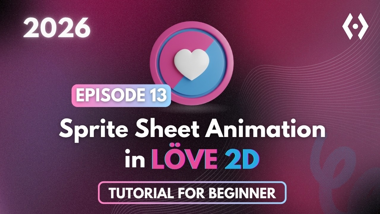 Sprite Sheet Animation In Love 2D | Simple Sprite Sheet Guide - YouTube