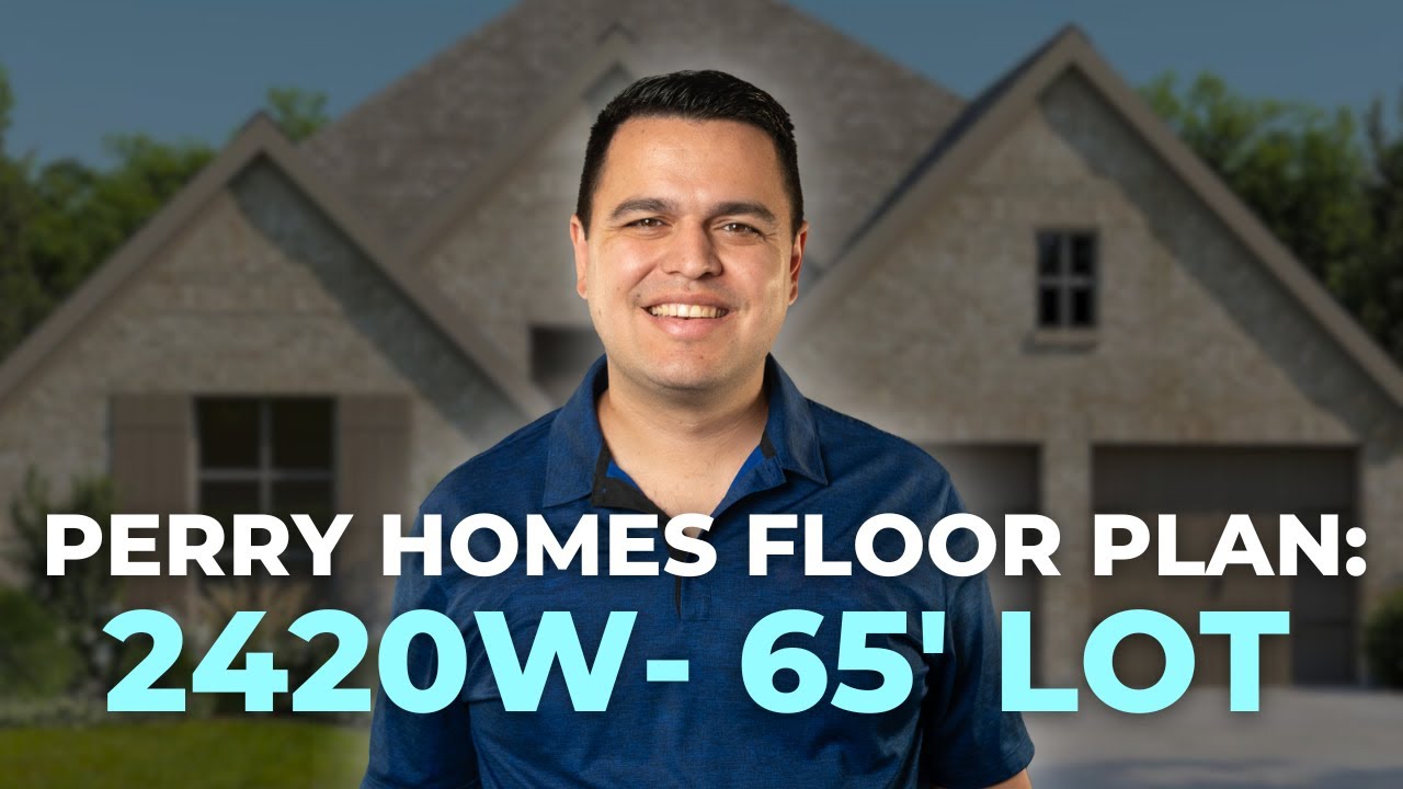 Perry Homes 2420W - 65' Lot | Floor Plan Tour - YouTube