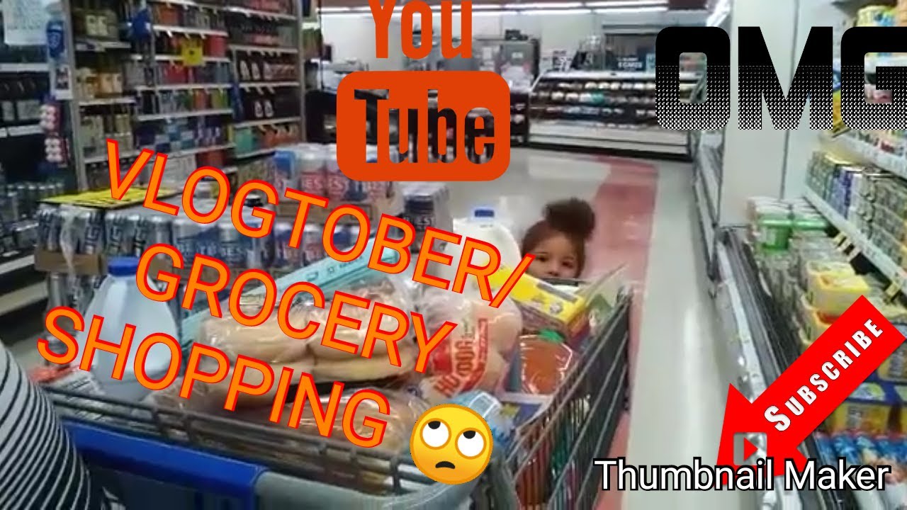 VLOGTOBER/KROGER GROCERY SHOPPING 🙄😜💖 - YouTube