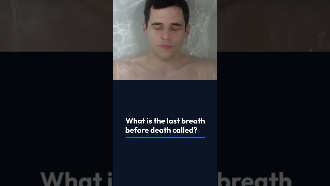 what is the last breath before death called? #thenextw #shorts #death ...