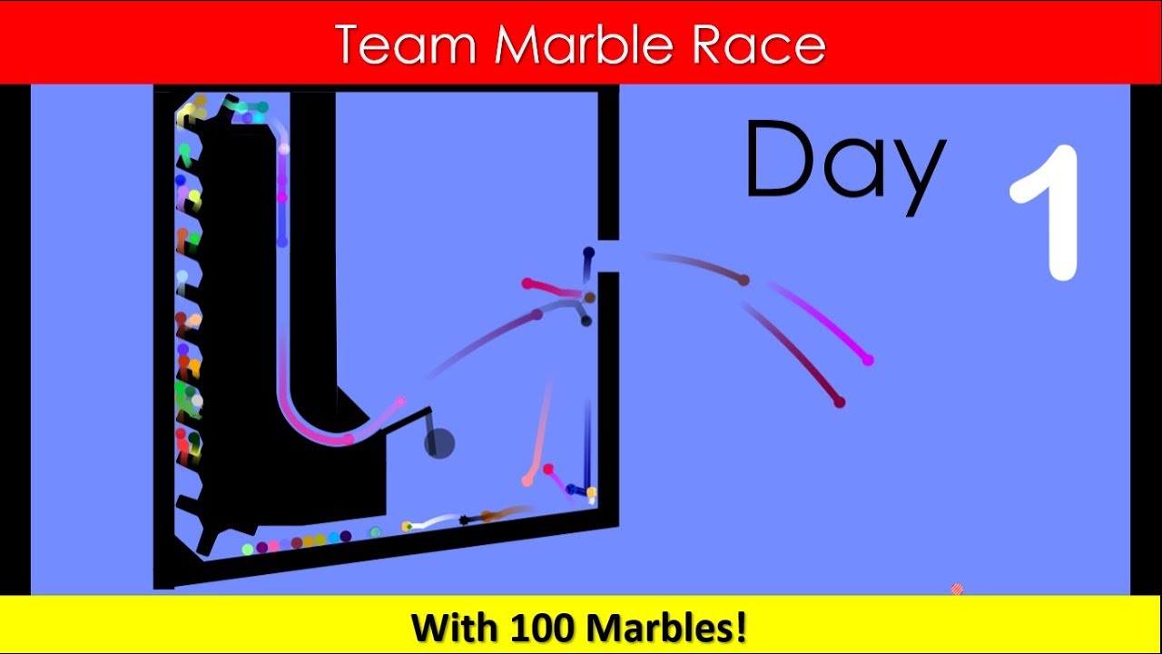 Team Marble Race Day 1 - YouTube