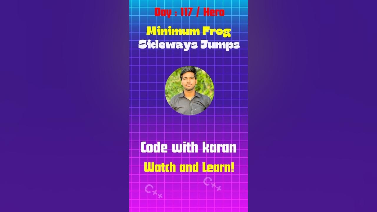 Master Minimum Frog Sideways Jumps | LeetCode Solution Explained!#shorts #ytshorts #dsa - YouTube