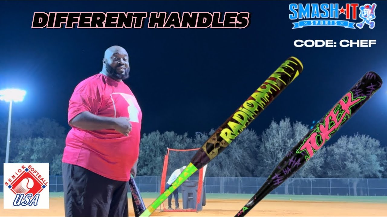 ANARCHY JOKER & RADIOACTIVE SENIOR SOFTBALL BATS - YouTube