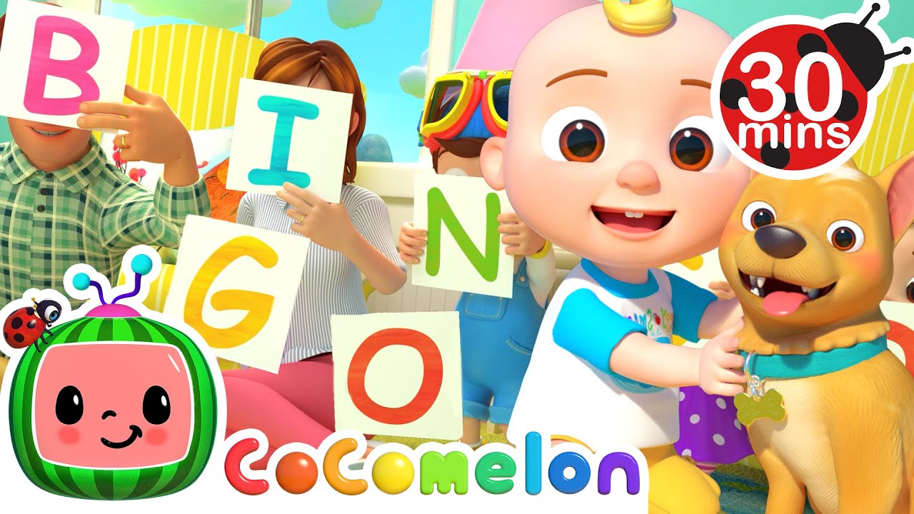 BINGO 30 MIN LOOP | Animal Songs For Kids | @CoComelon - YouTube