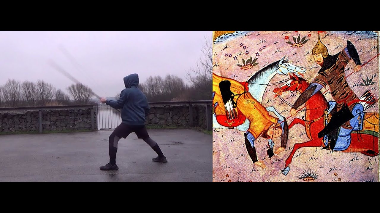 Neyze (lance/spear) techniques: To strike the top of the head with the ...