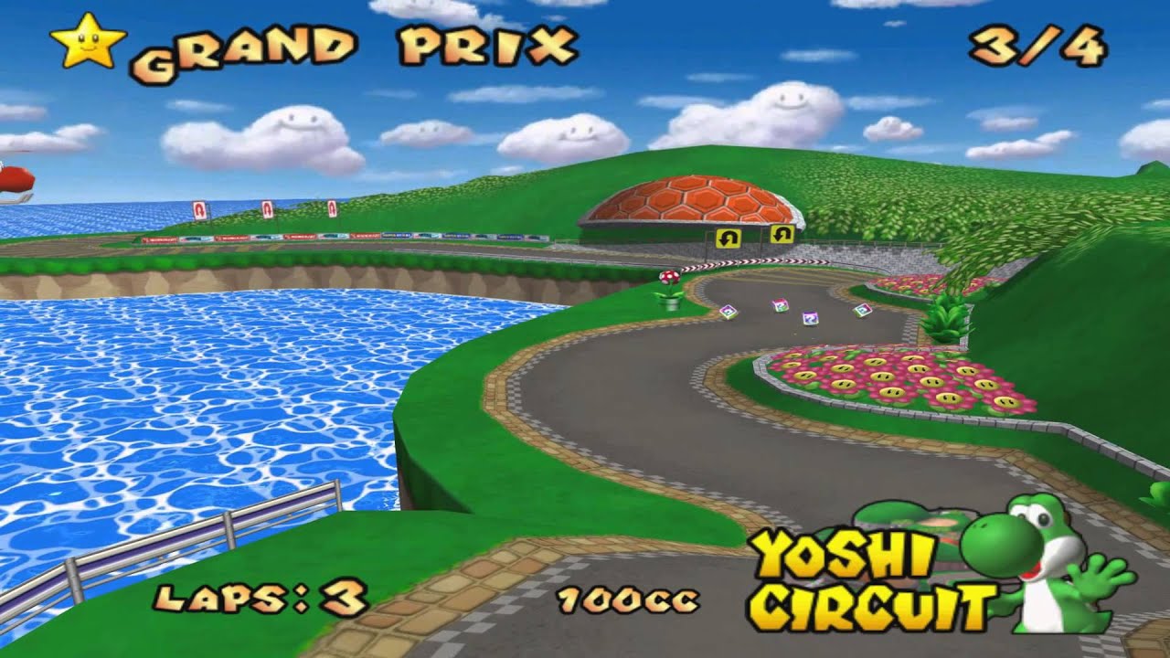 Mario Kart Double Dash - Waluigi & Mario - 100cc - YouTube