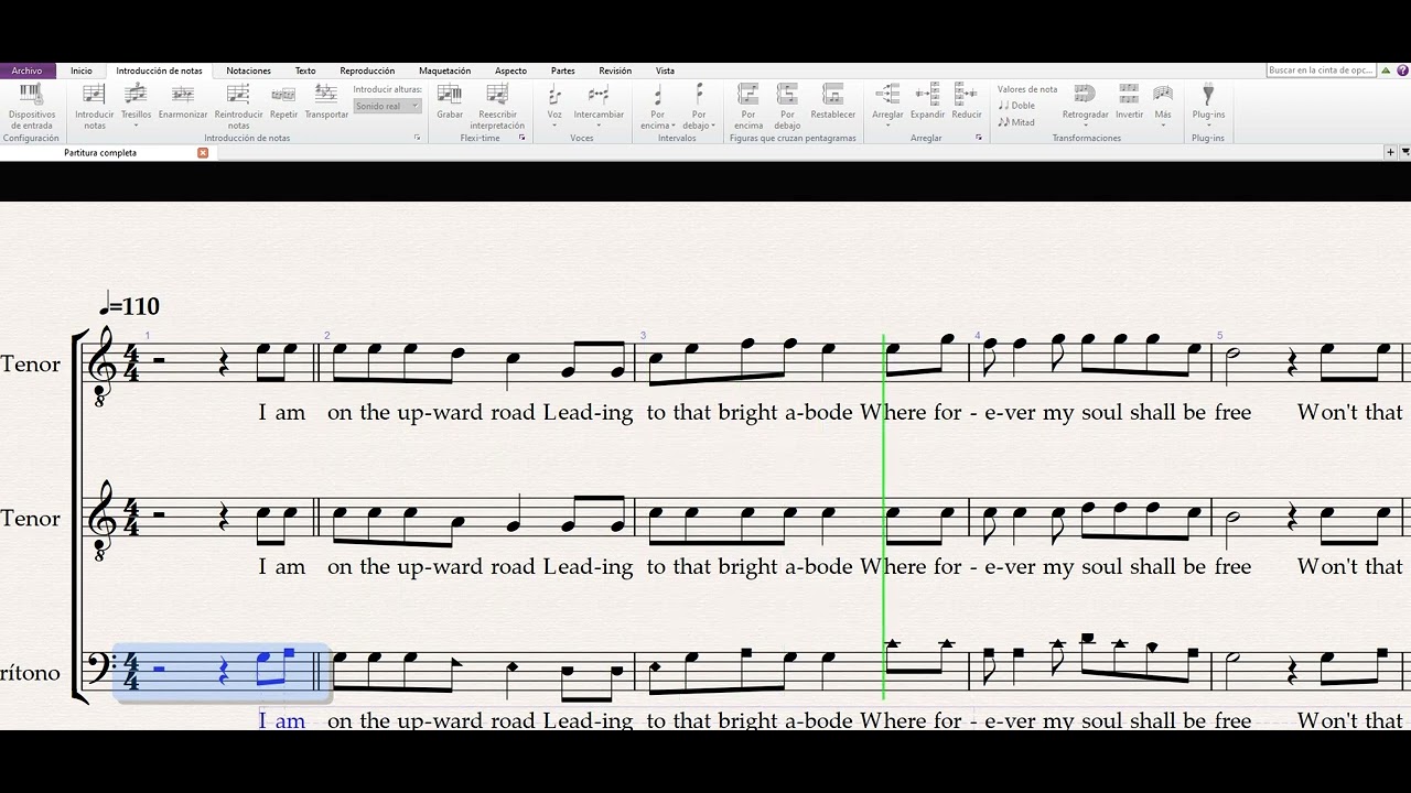 Shape note Forma de nota Sibelius - Gospel - YouTube