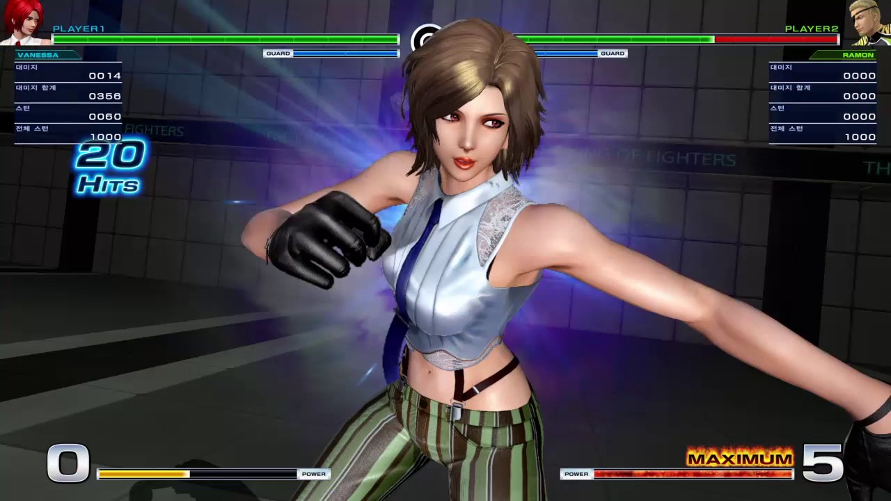 KOF XIV - Vanessa Combo (First Position) - YouTube