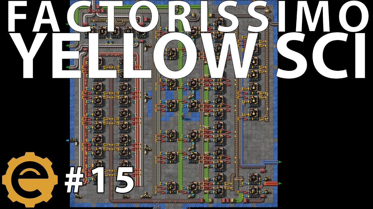 Yellow science | Factorio Factorissimo #15 - YouTube