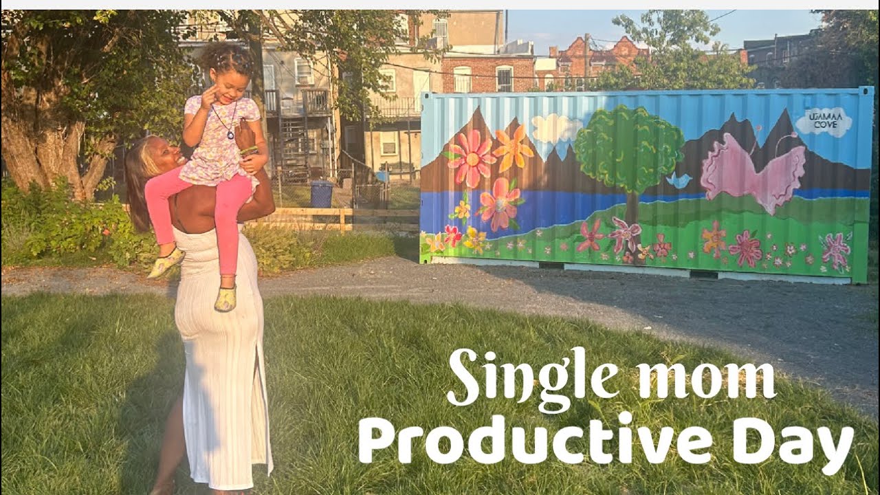 Day in the life of a busy single mom | productive day| new playground ...