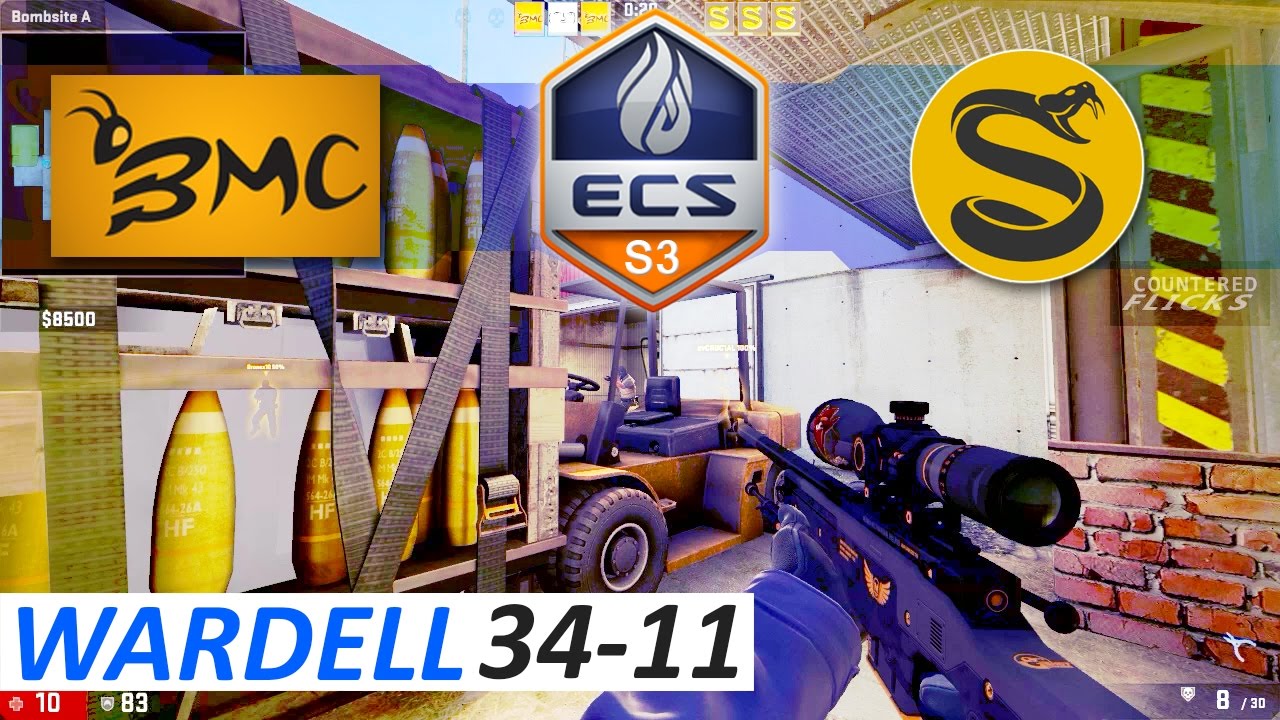 Wardell POV 34-11 CS:GO - Splyce vs BMC [Cache] ECS Season 3 Open ...
