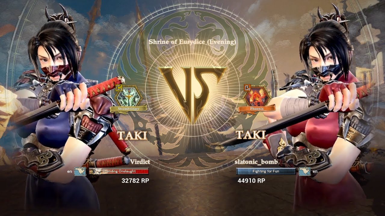 [#SCVI] Virdict (Taki) vs. slatonic_bomb (Taki) [Ranked Match] - YouTube