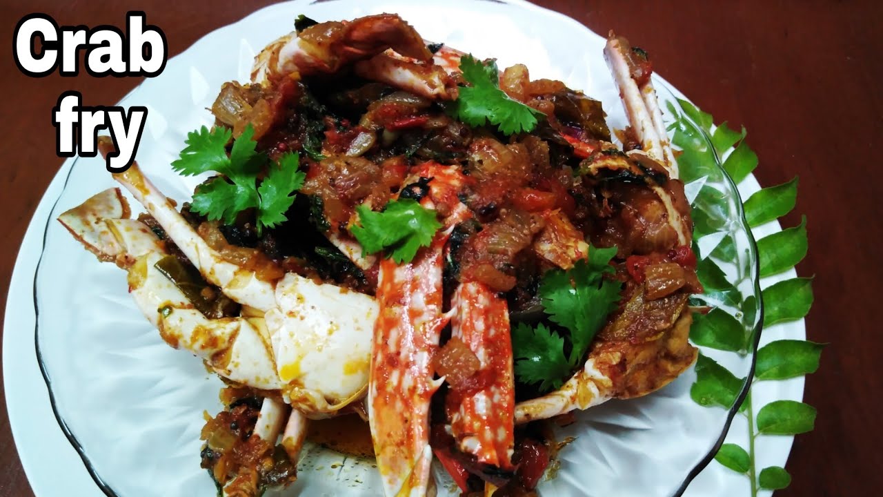 Crab fry recipe|crab masala fry|ಏಡಿ ಫ್ರೈ.. Quick and easy recipe ...