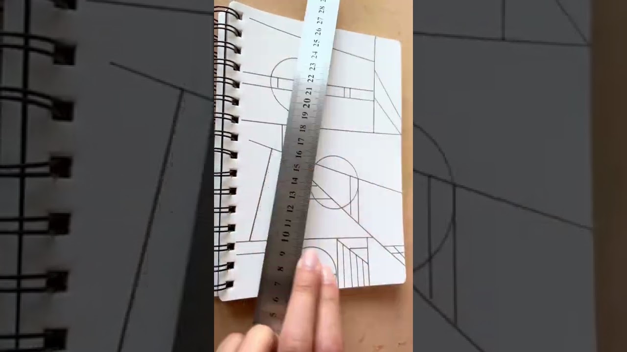 A mindful drawing exercise - difficulty level 2/5 - YouTube