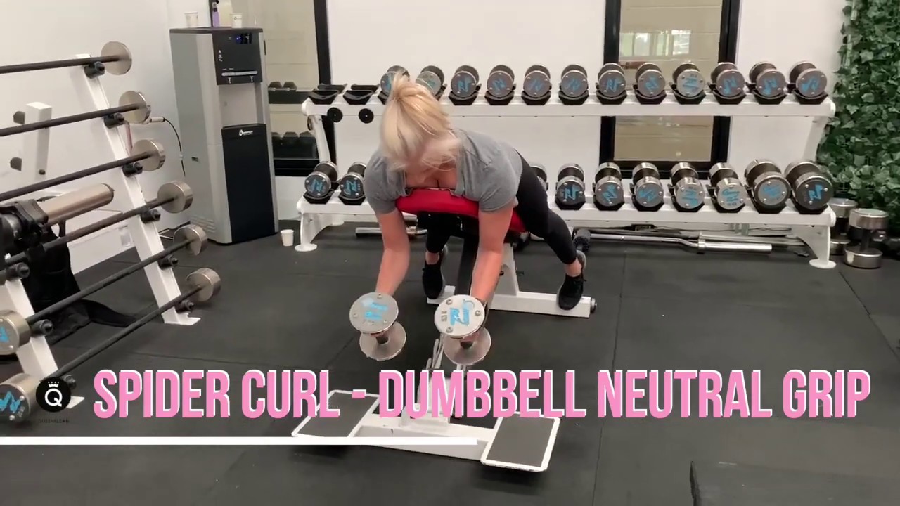 Spider Curl - Neutral grip - YouTube