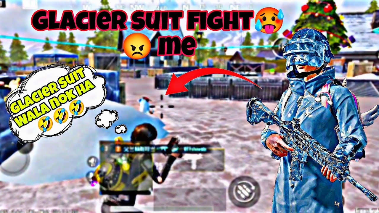 Me vs Glacier suit in Lobby Fight🥵🥵Rich Enemy in bgmi Gameplay - YouTube