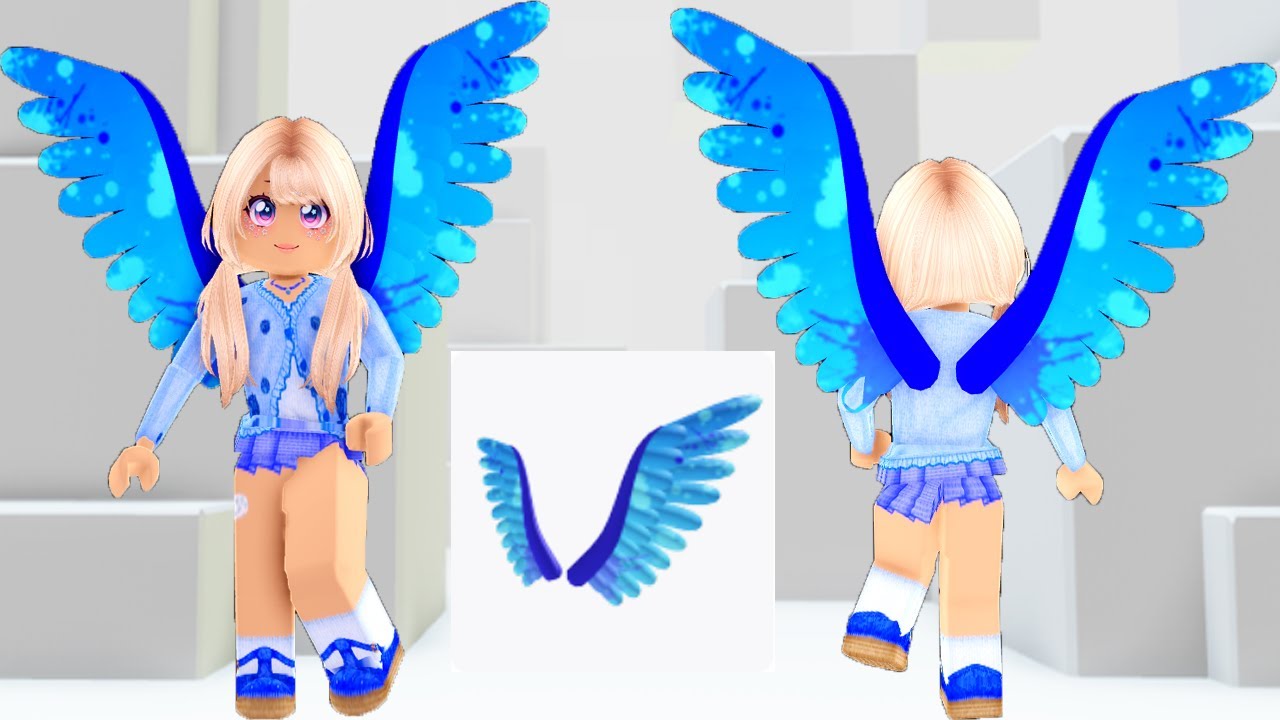 Available NOW Cute FREE Blue Wings Roblox Free UGC Items - YouTube