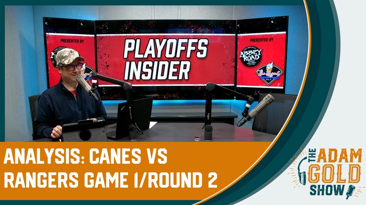 Canes grabbed a loss in NY vs the Rangers for Game 1/Round 2 - YouTube