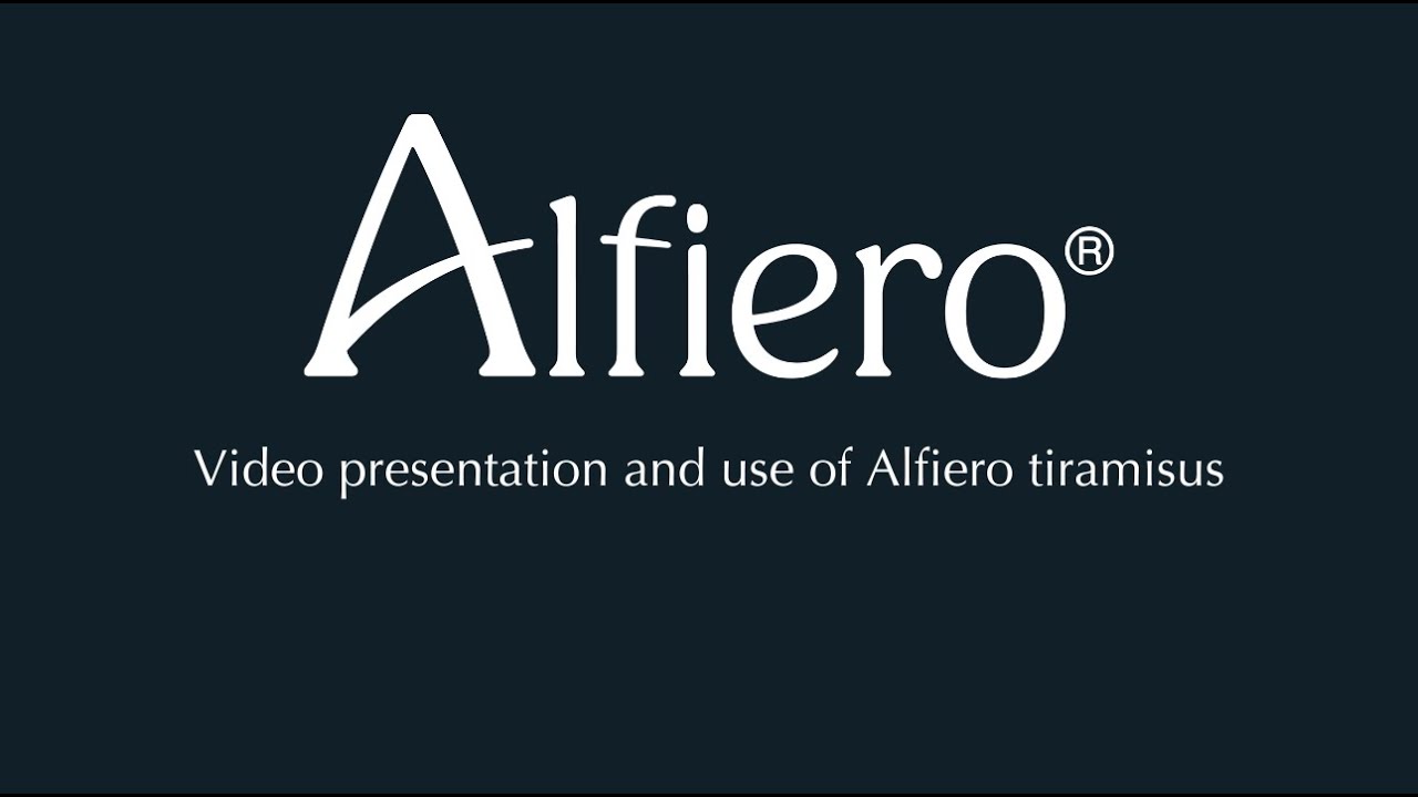 Video presentation and use of Alfiero tiramisus - YouTube