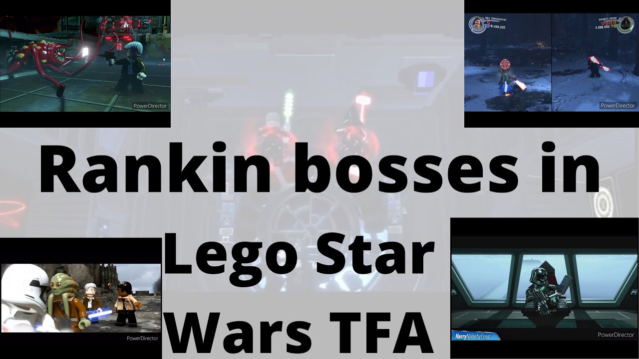 Ranking bosses in lego Star Wars the force awakens - YouTube