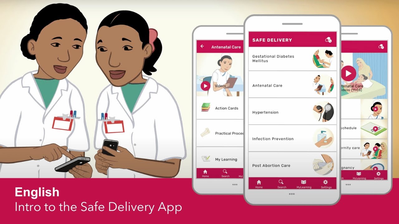 English Introduction to the Safe Delivery App - YouTube