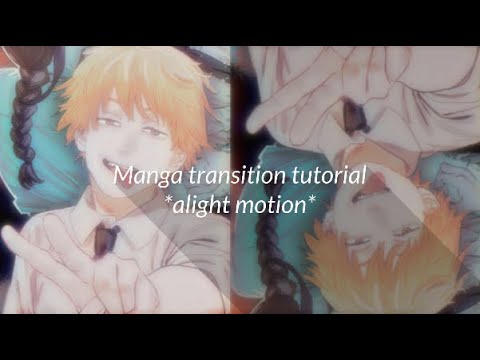 Manga transition | tutorial | alight motion - YouTube