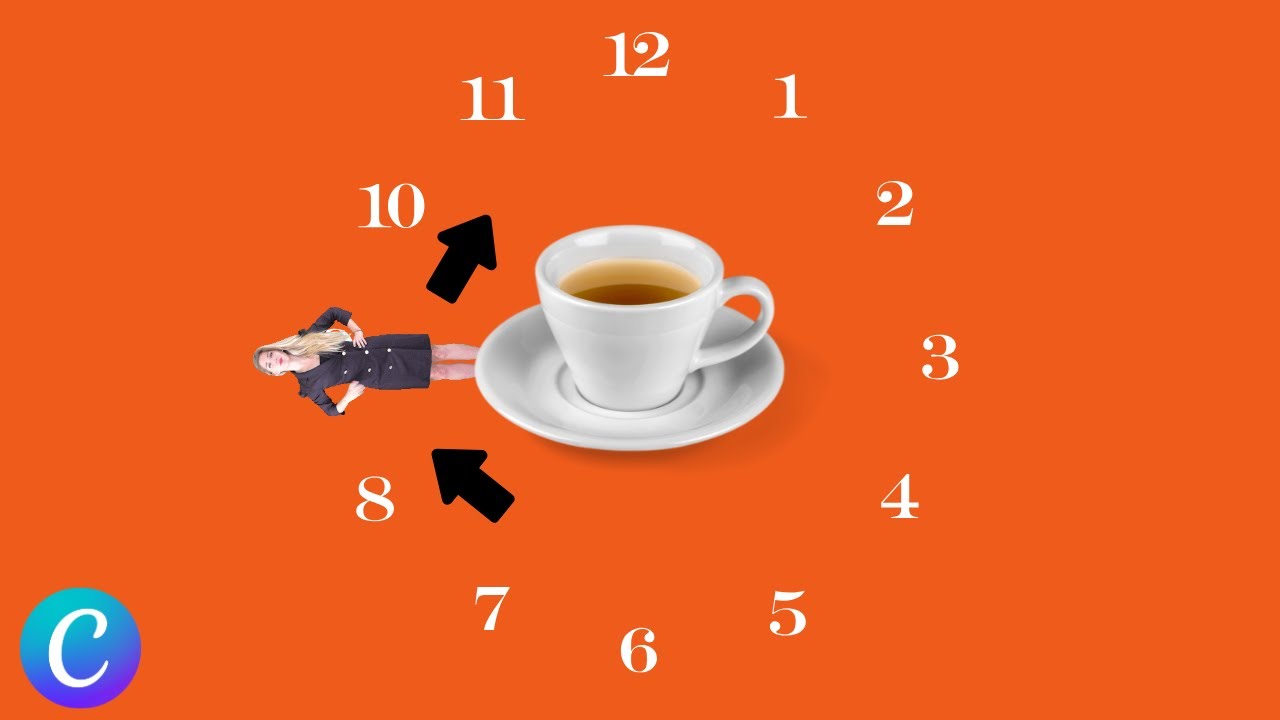 How to Animate a Person Rotating Around a Clock in Canva - YouTube