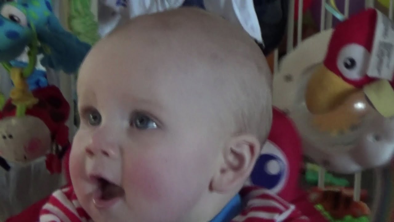Baby Says Dada | First Word! - YouTube