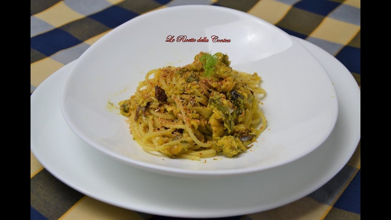 Pasta con le sarde. Ricetta senza pomodoro e acciughe salate. - YouTube