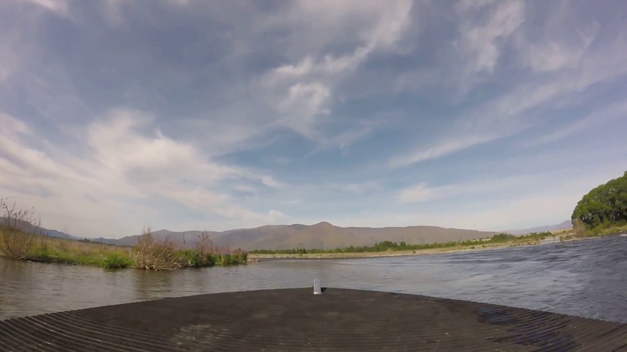Gravel rash Jet boating down tekapo river - YouTube