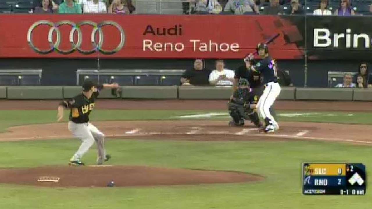 Ball slips out of Scribner's hand - YouTube
