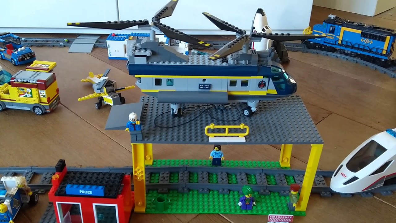 JW super lego train town - YouTube