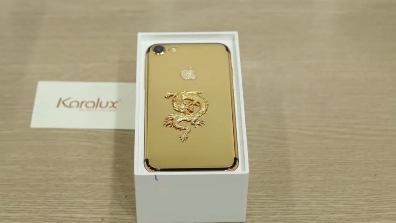 24K gold iPhone 7 & iP7 plus is officially appear in Vietnam - YouTube