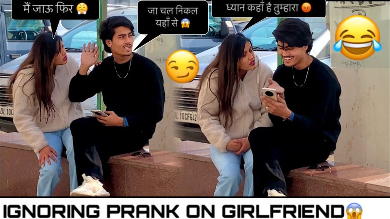 IGNORING PRANK ON GIRLFRIEND 😏😱।PRANK GONE EXTREMELY WRONG 😤। आशा 🥹 हो ...