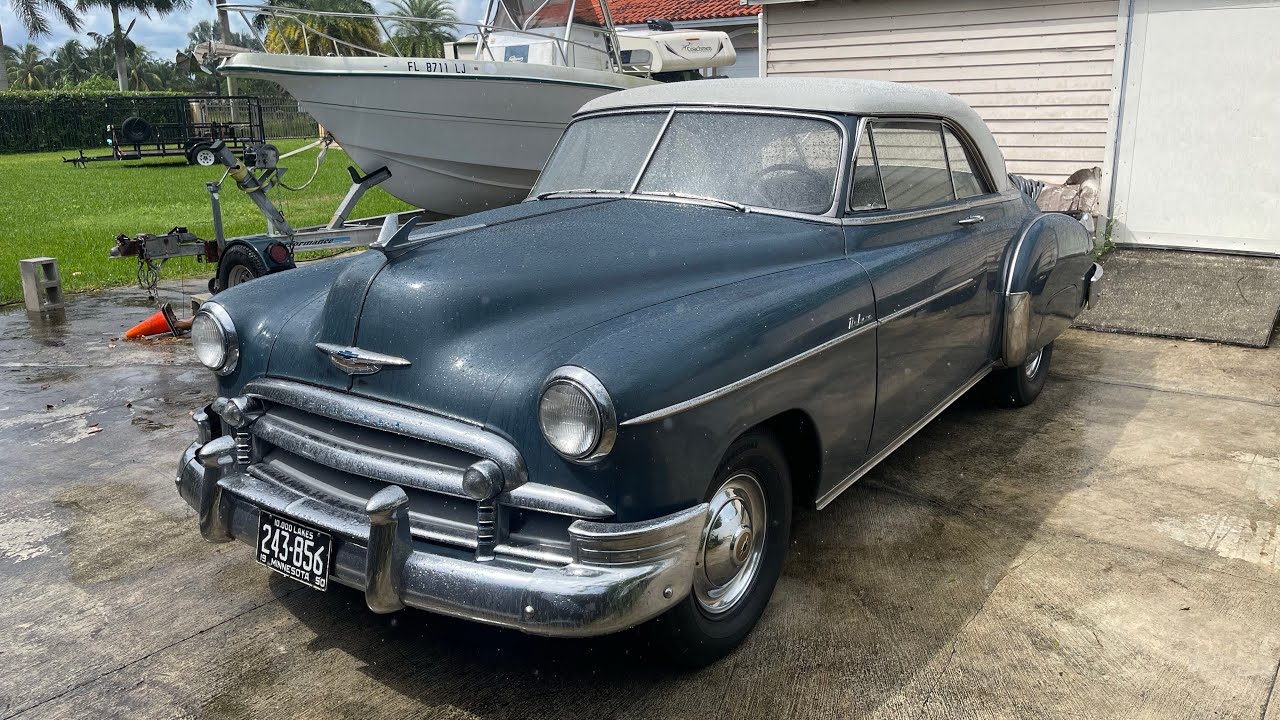 Mi nuevo carro! 1950 Chevy Deluxe Bel Air Hardtop PowerGlide. Tan solo un dueño y pintura ...