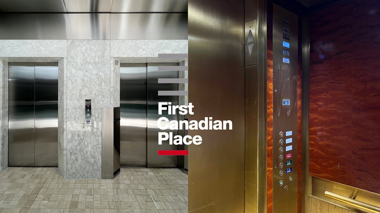 Interesting OTIS Traction Elevators - First Canadian Place Garage ...