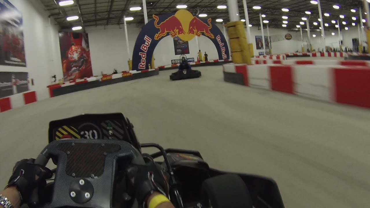 Kart Racing at K1 Speed - Full Race with Crash - YouTube