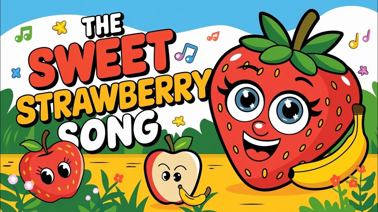 The Strawberry Song That's Sweeter Than Honey | Kids Fun Songs ...