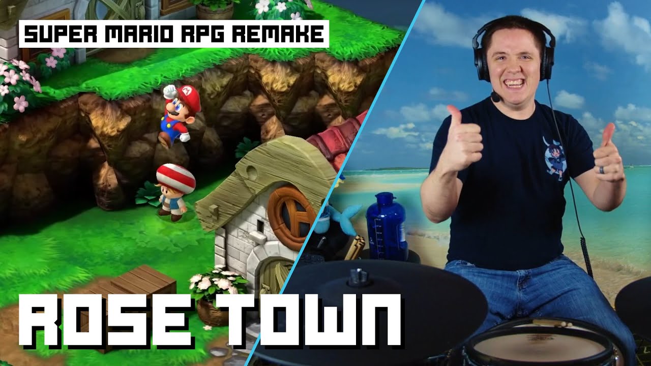 Rose Town - Super Mario RPG Remake | Drum Cover - YouTube