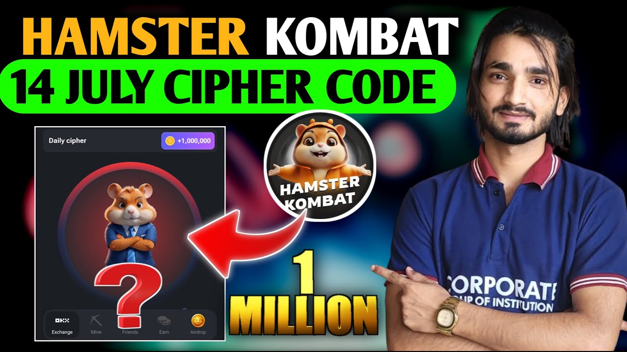 Hamster Kombat Daily Cipher Code 14 July | Today Cipher Code Hamster ...