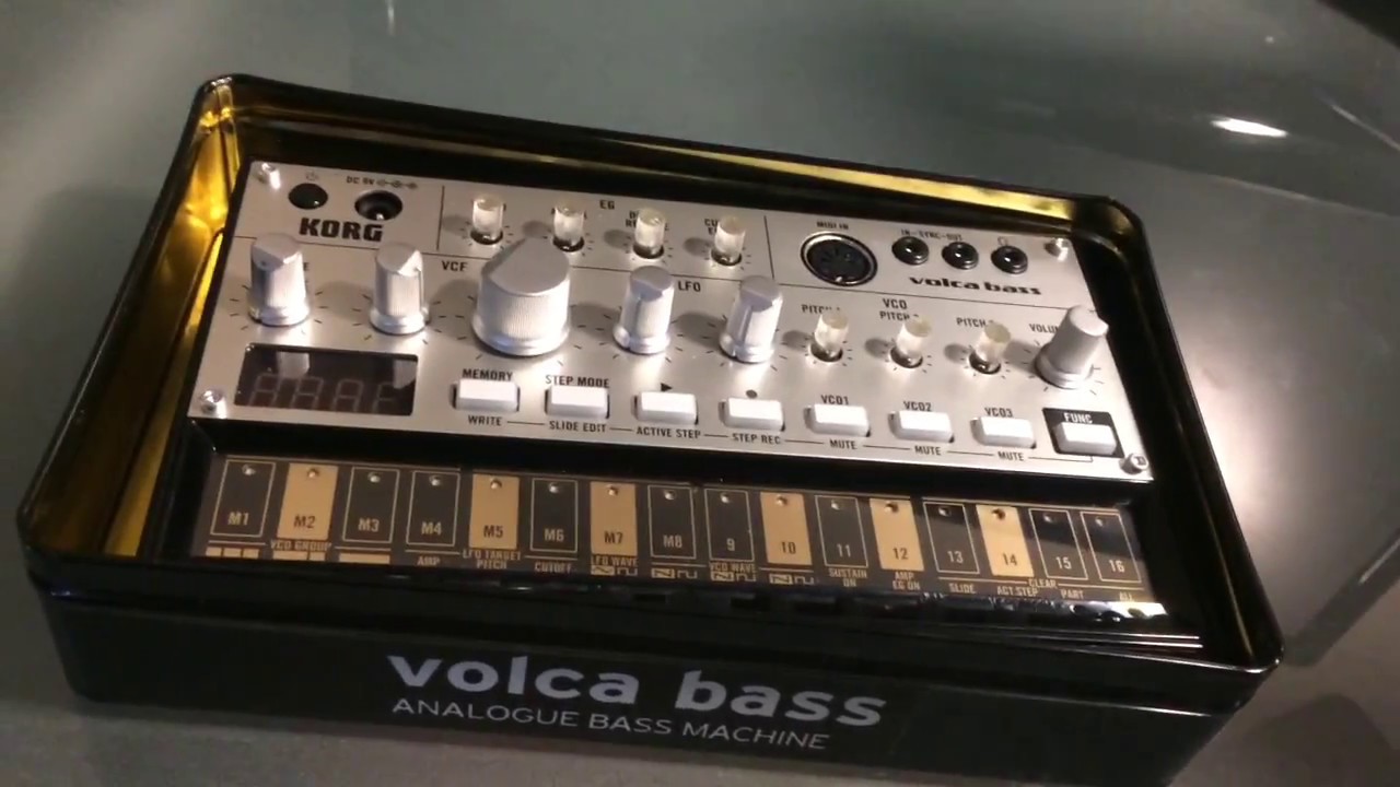 Diy-korg volca bass box - YouTube