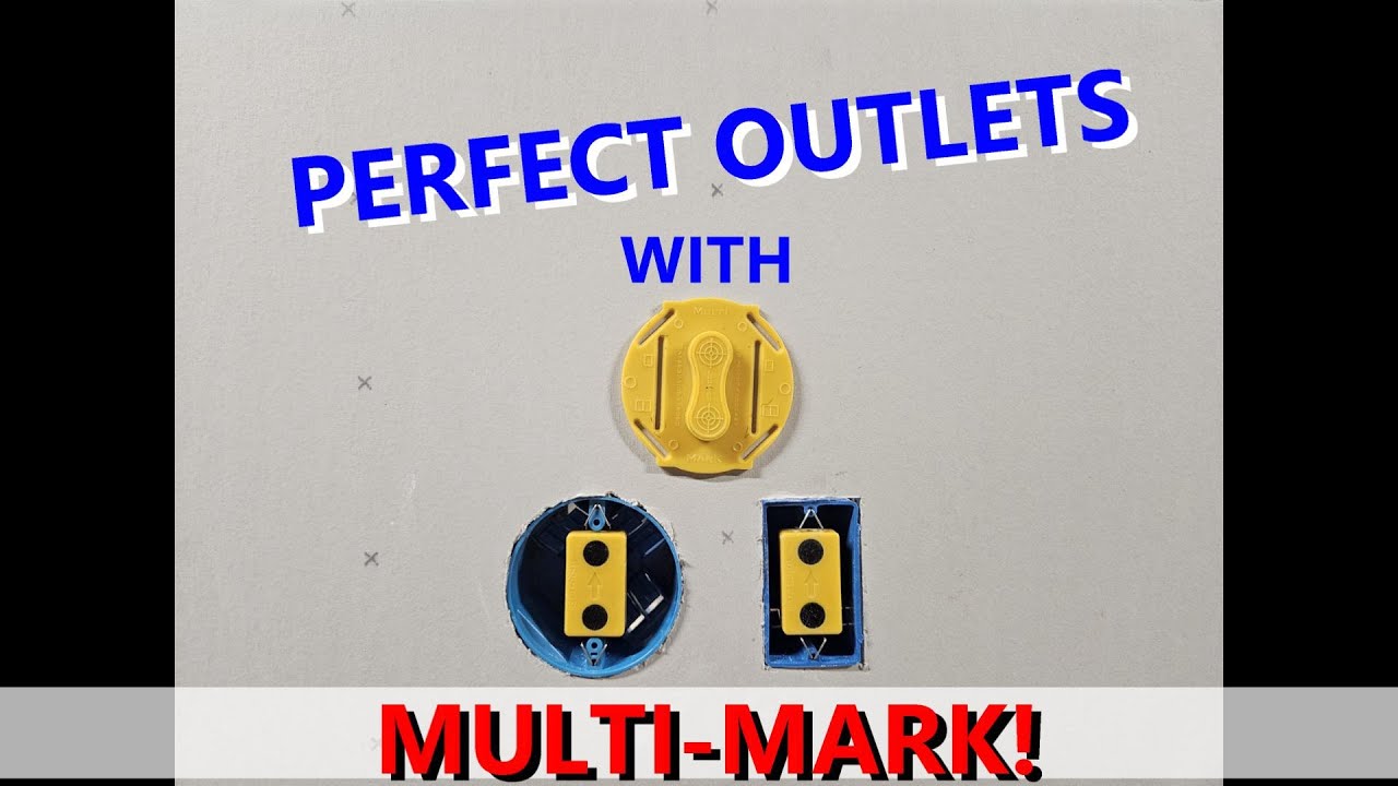 Cut Outlets like a PRO! w/ MULTI-MARK!! ---THE BEST OULET TOOL!! - YouTube
