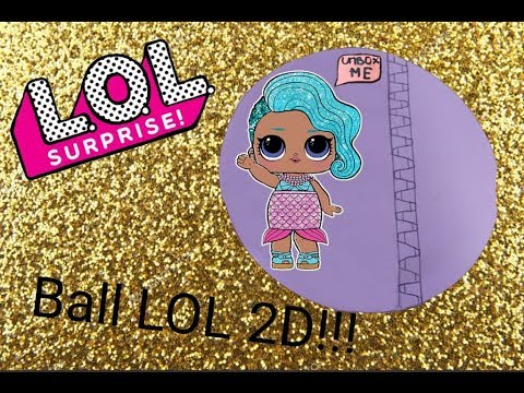 We make a ball LOL 2D with a doll inside !!! - YouTube