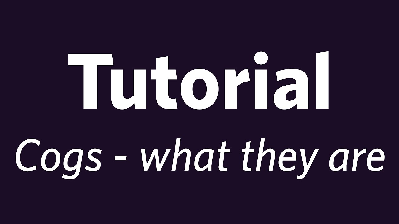 Discord Tutorial: Cogs - what they are - YouTube