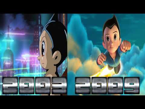 Astro Boy 1963 - 1980 - 2003 - 2009 - 2015 - 2019 Evolución - YouTube