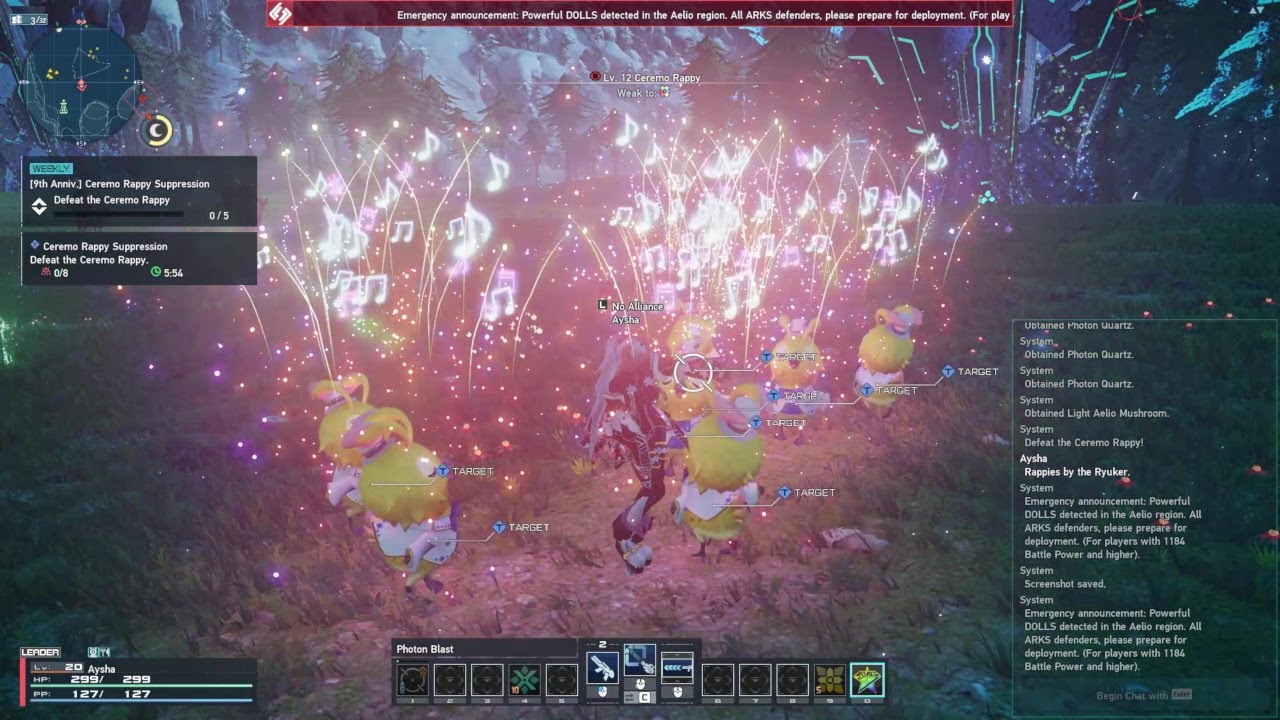 Ceremo Rappy Dance Party - PSO2 NGS - YouTube