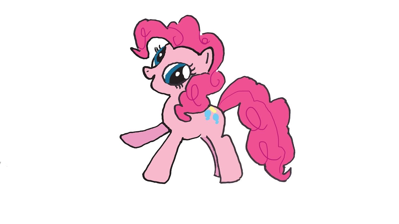 How To Draw Pinkie Pie (MY LITTLE PONY) - YouTube