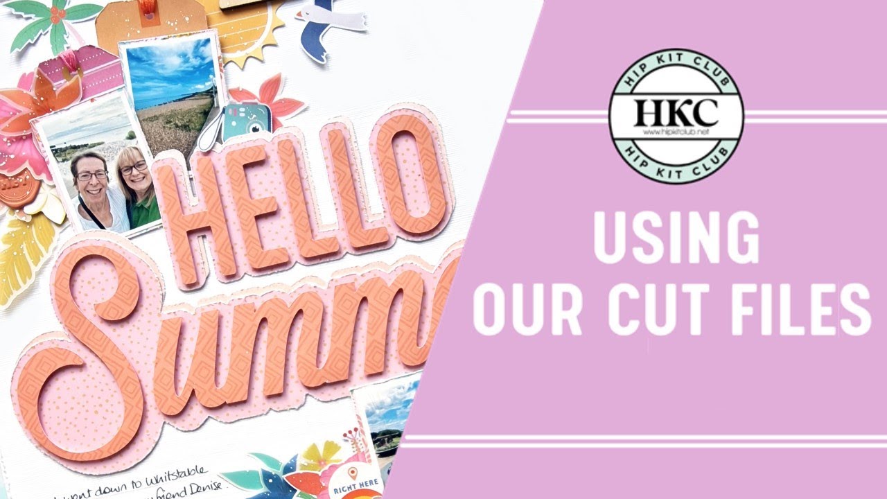 USING A CUT FILE AS A TITLE | JULY 2024 HIP KITS l KIREI BALDWIN - YouTube