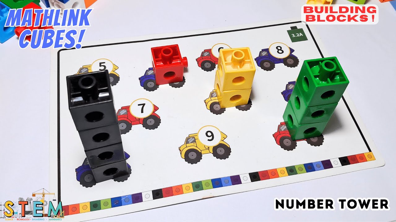 Learn Numbers 123 with Mathlink cubes - YouTube